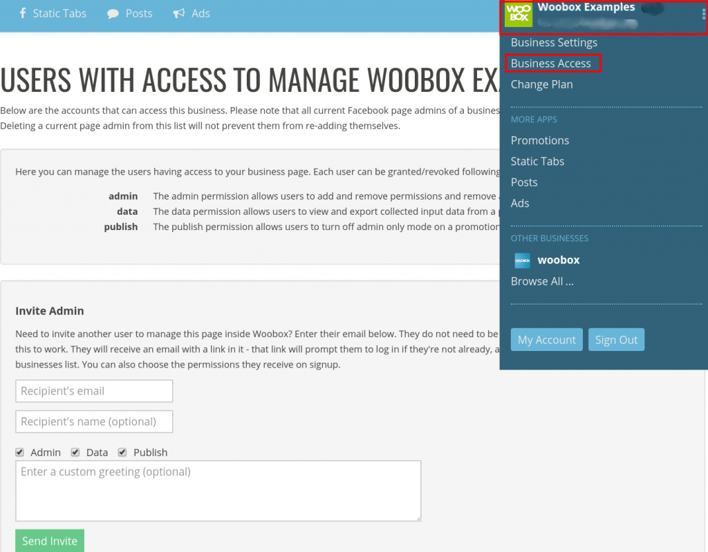 How to Use Woobox Pricing & Admin Access – Woobox Blog