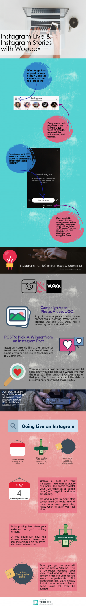 Infographic: Instagram Stories & Instagram Live with Woobox – Woobox Blog